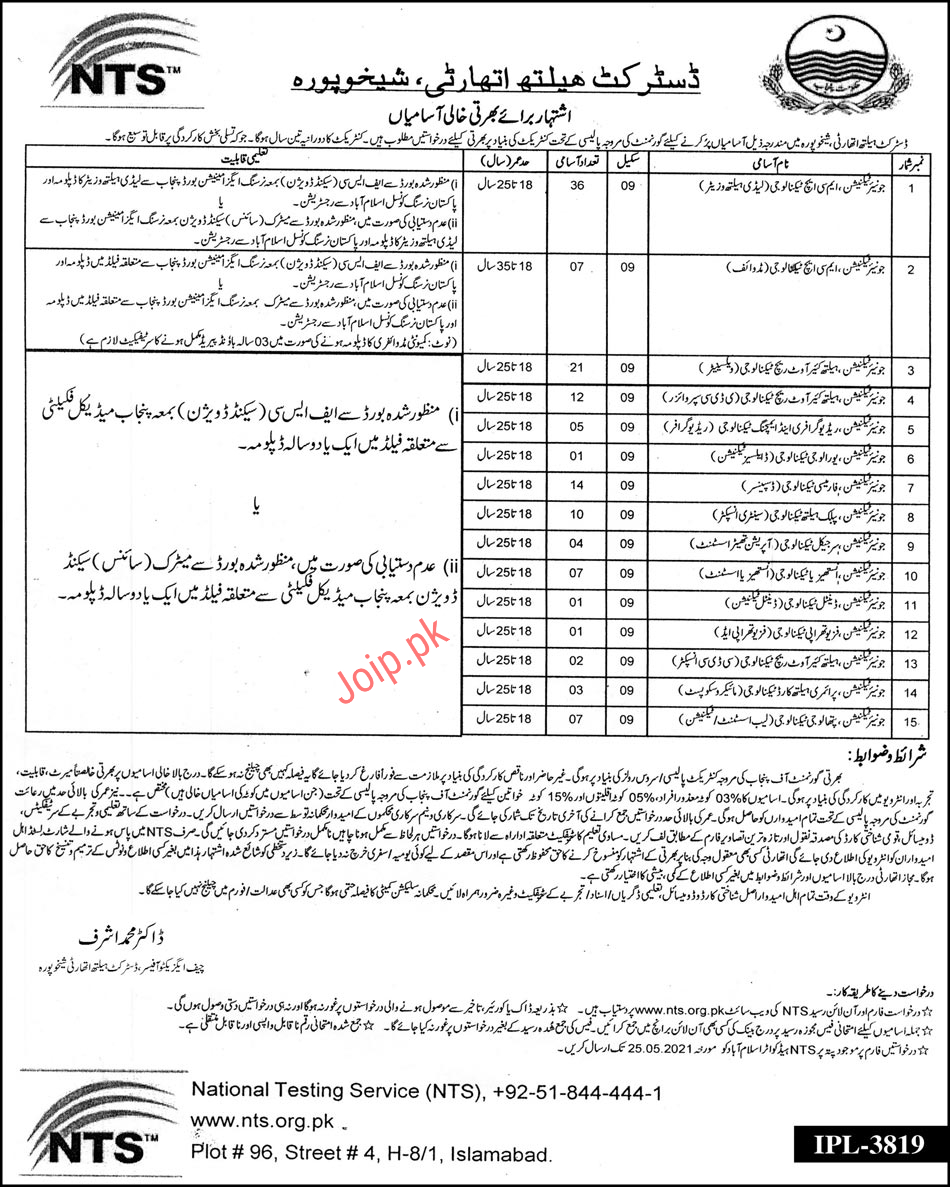 NTS Jobs 2021 in May - National Testing Service (131+ Vacancies)